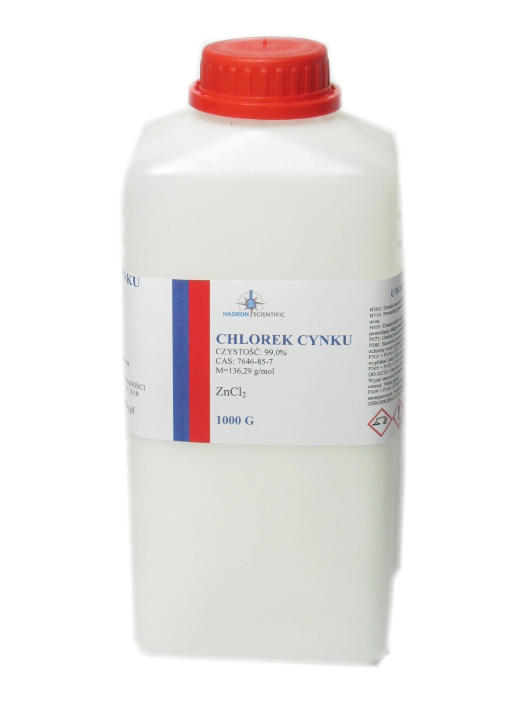 CHLOREK CYNKU - CZYSTY - 1 KG - Sklep, Opinie, Cena w Allegro