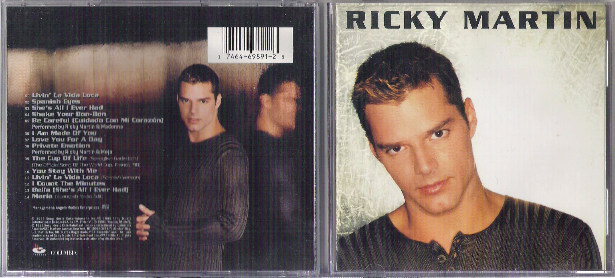 CD RICKY MARTIN - RICKY MARTIN (VER.1 CANADA) 17781379432 - Sklepy ...