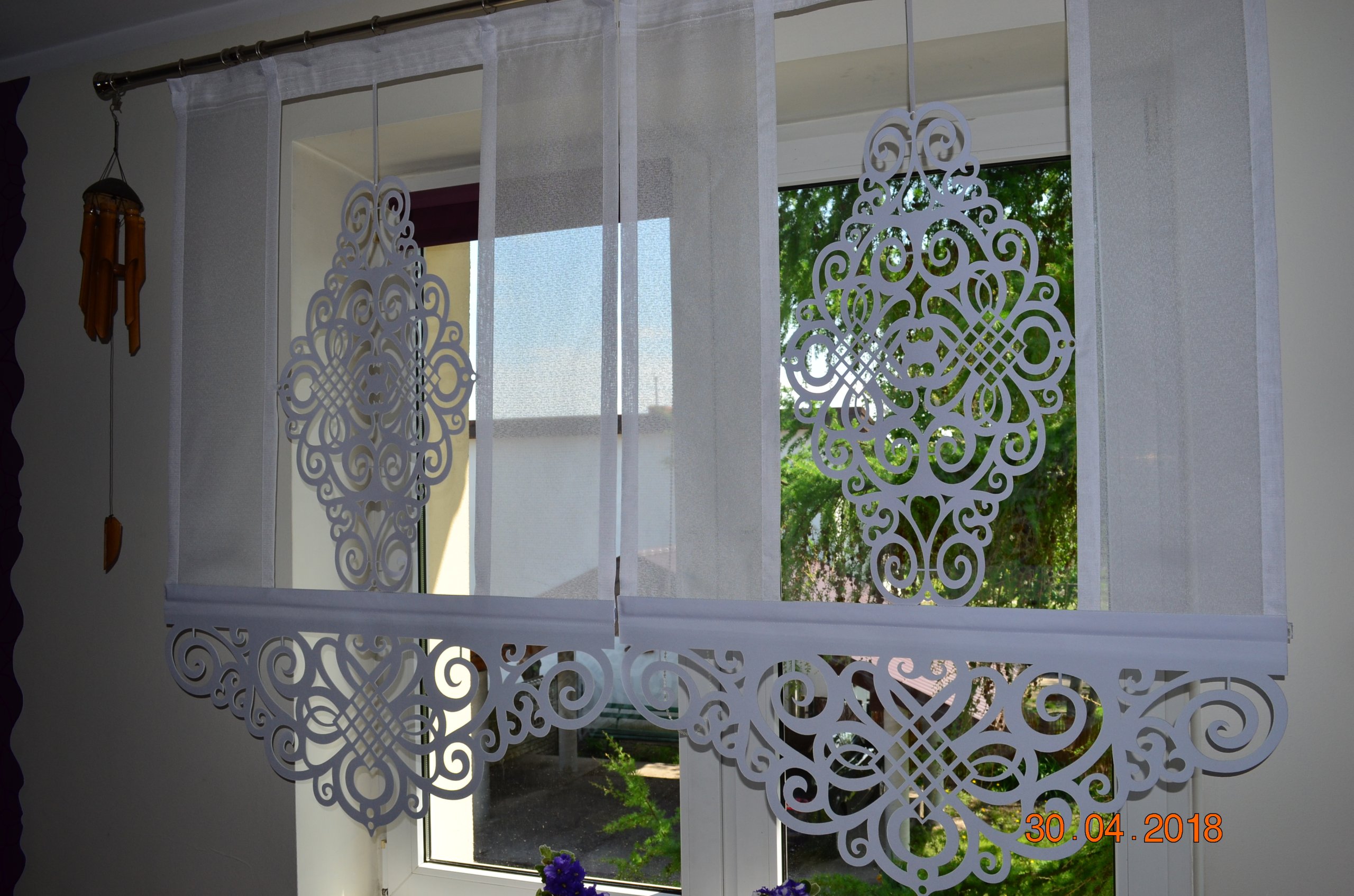 FIRANY FIRANKI PANEL ażury panel z witrażem do1,30 7329587827 - Allegro.pl