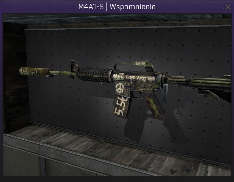 M4A1-S WSPOMNIENIE FLASHBACK CSGO skin CS2 - Stan: 2.69PLN - Sklepy ...