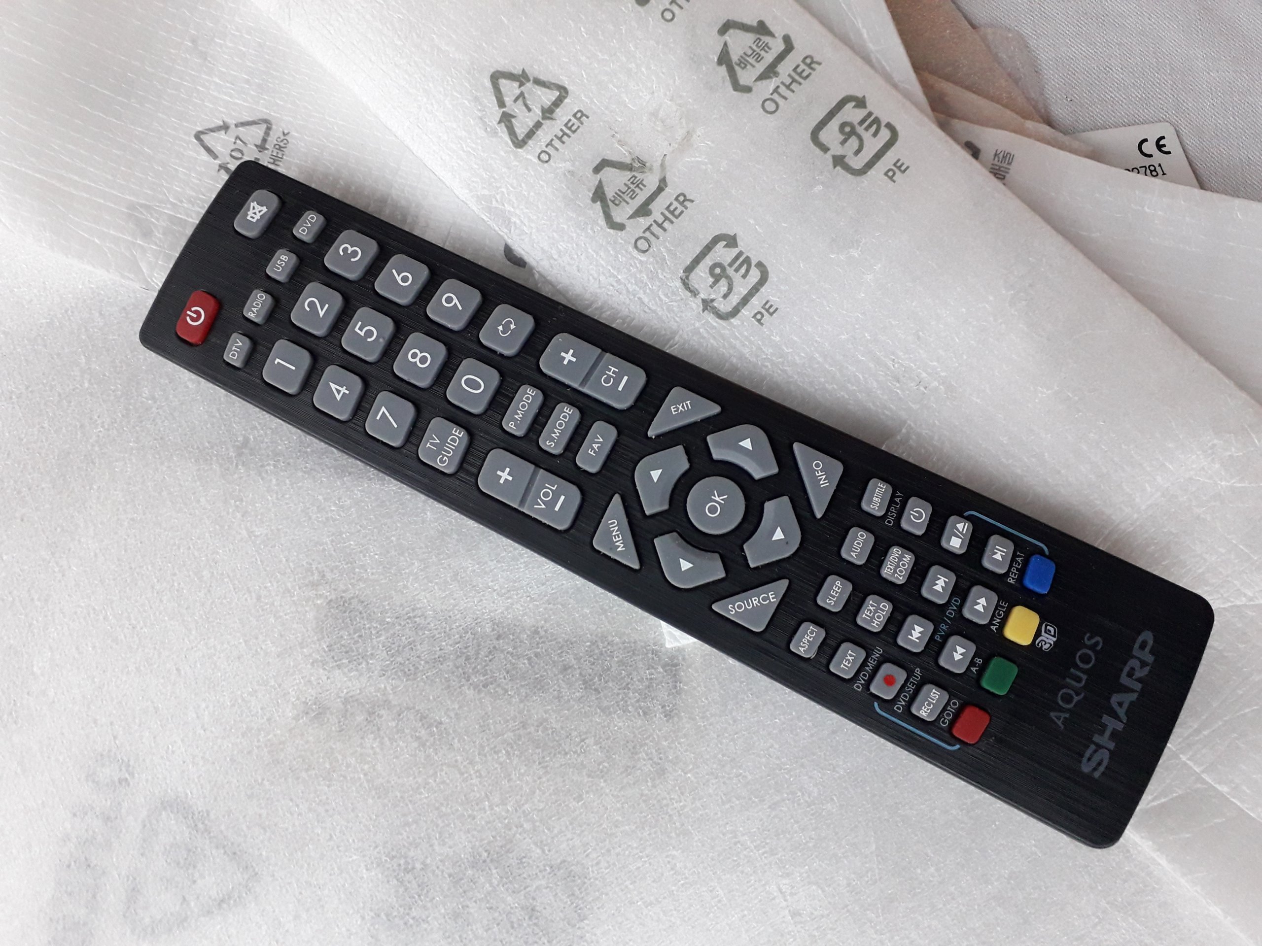 Pilot SHARP LC-40FI3422E TV LED ORYGINAŁ - Sklep, Opinie, Cena w Allegro.pl