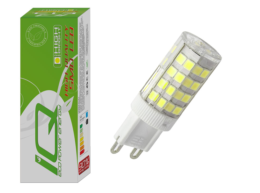 ŻARÓWKA G9 51 SMD LED 2835 4W 420LM ZIMNA ENERGOOSZCZĘDNA LEDOWA NOWOŚĆ (5903351614061) • Cena ...