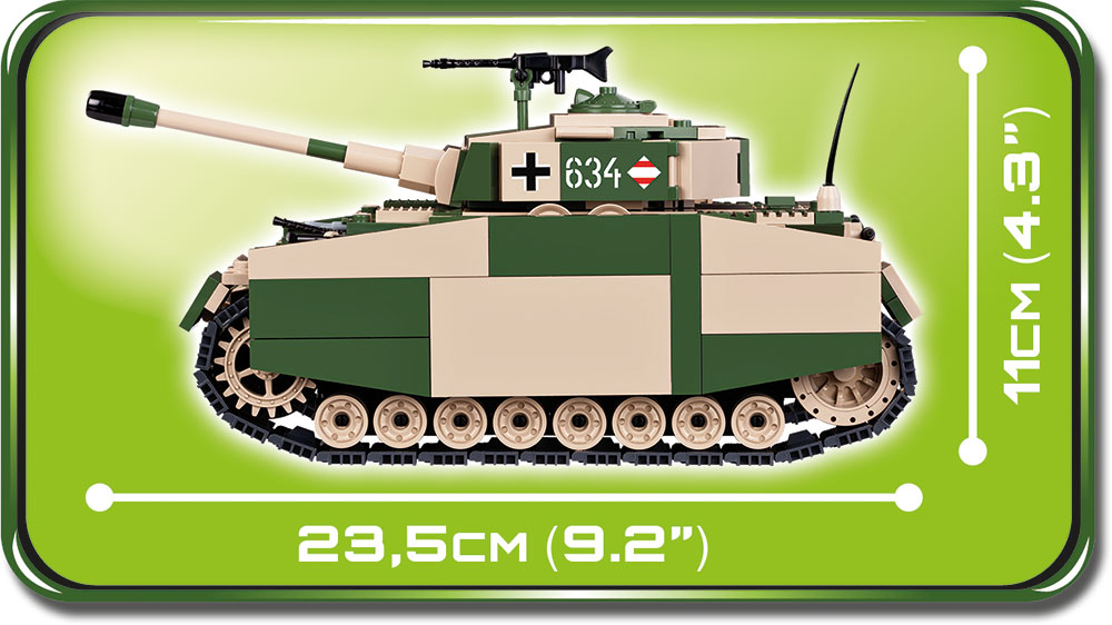 COBI 2508 SMALL ARMY PZKPFW IV AUSF.F1/G/H 500 KL - 6983023224 ...