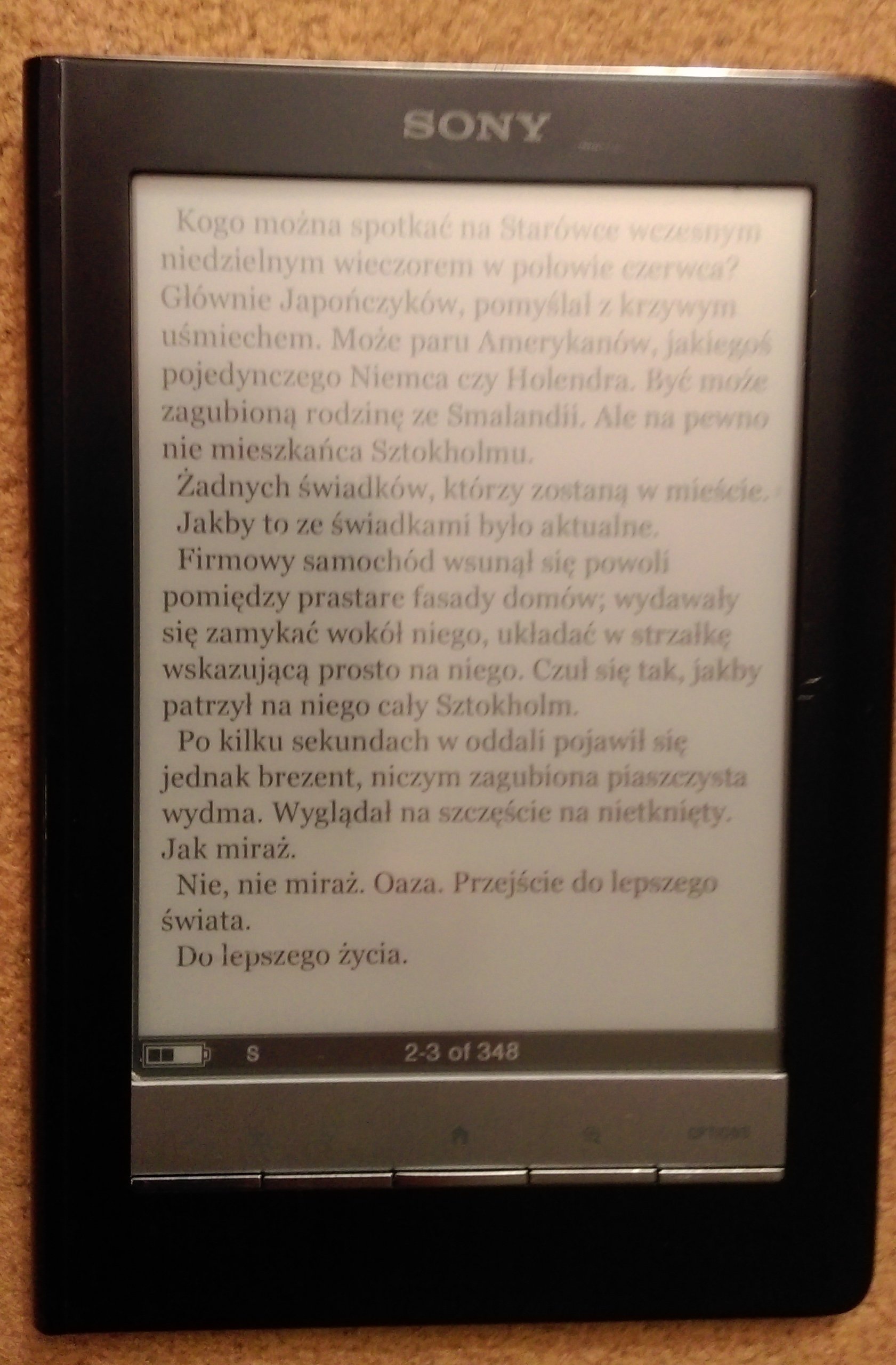 Czytnik ebook Sony E-Reader PRS-600 - 7041737459 - oficjalne archiwum ...