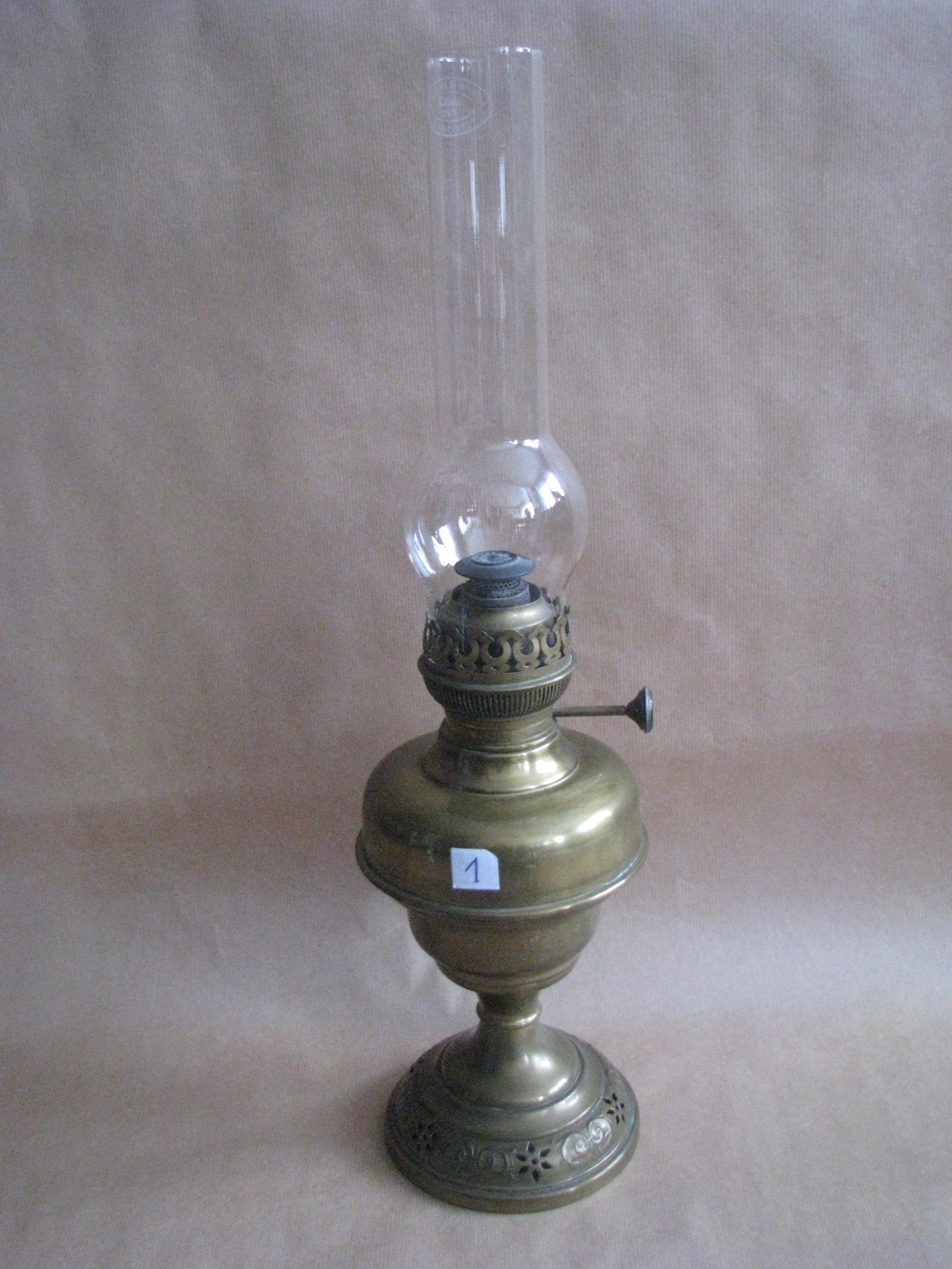 stara mosiężna lampa naftowa - 7313526656 - oficjalne archiwum allegro