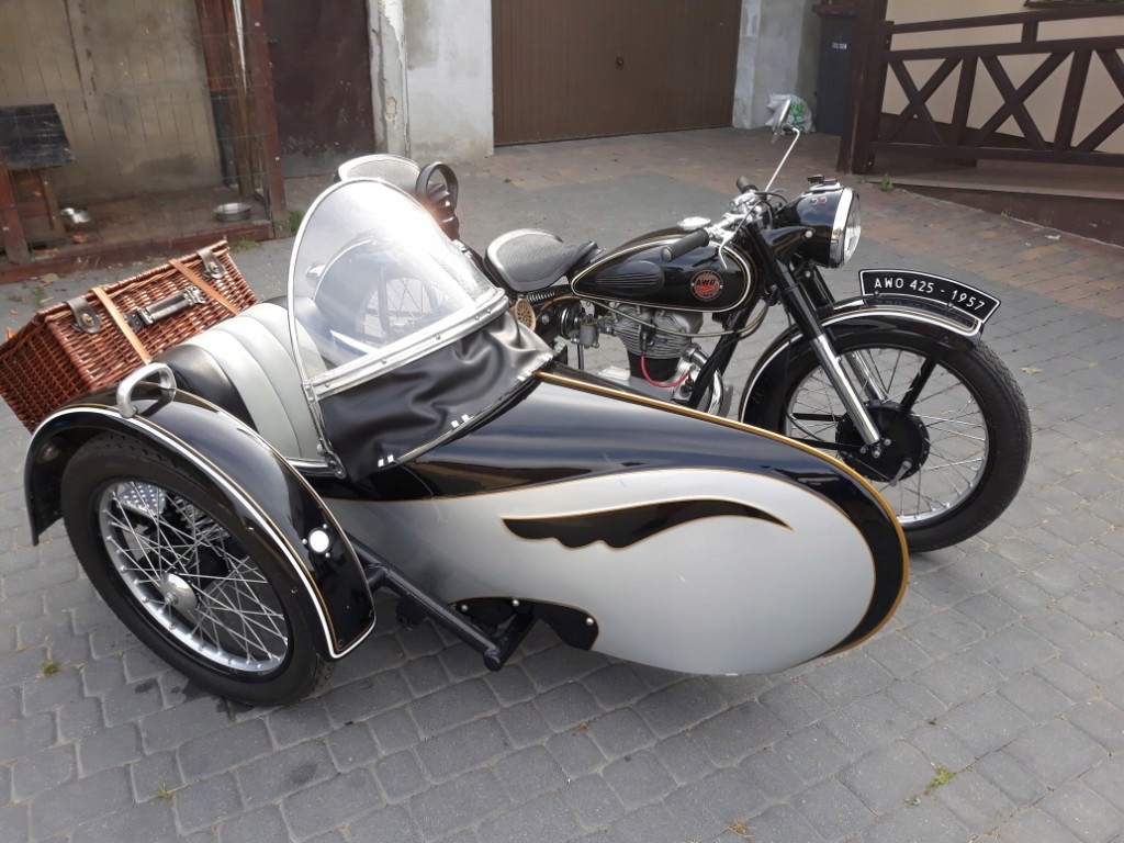 AVO SIMSON 425 1957 Z KOSZEM - 7406359054 - oficjalne archiwum allegro