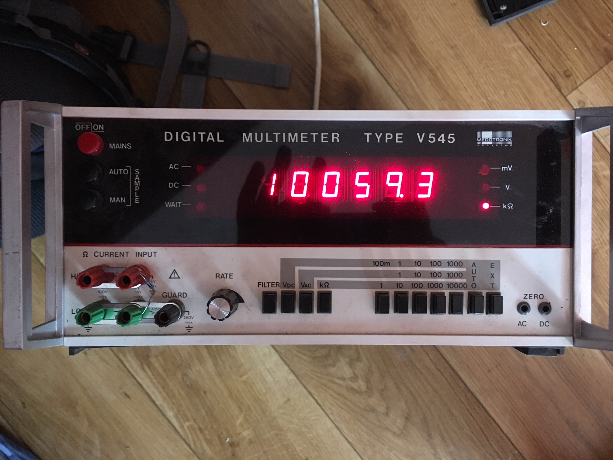 Meratronik V545 multimetr laboratoryjny retro 1988 - 7214963753 ...