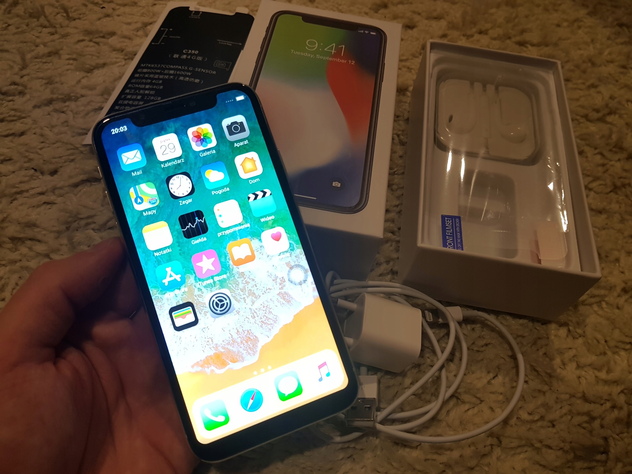 Goophone X V8, 8 rdzeni, 4GB RAM, 64GB pamięci !!! - 7432302819 ...