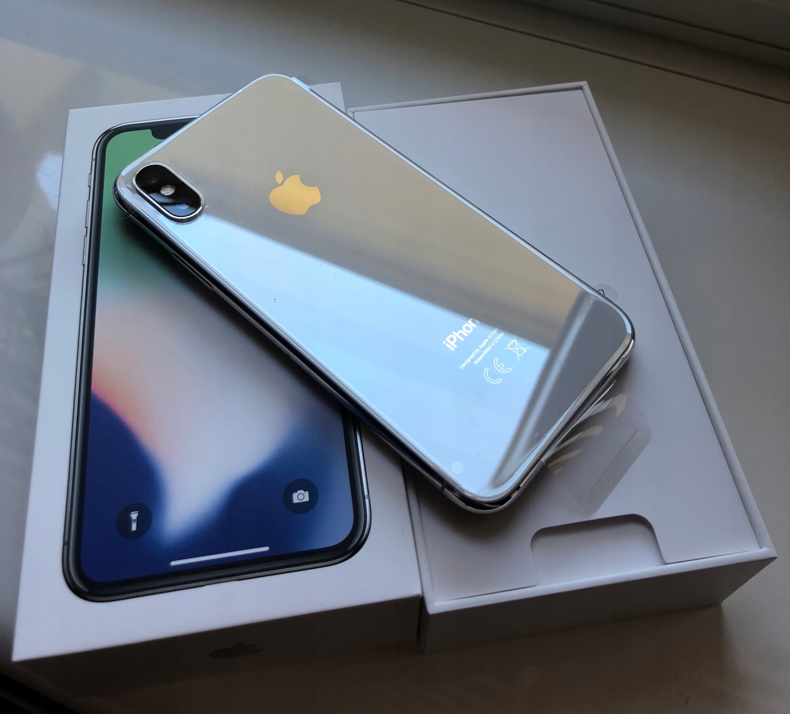 Nowy Iphone X 64GB Silver gwar Apple 12 mies - 7693394171 - oficjalne ...