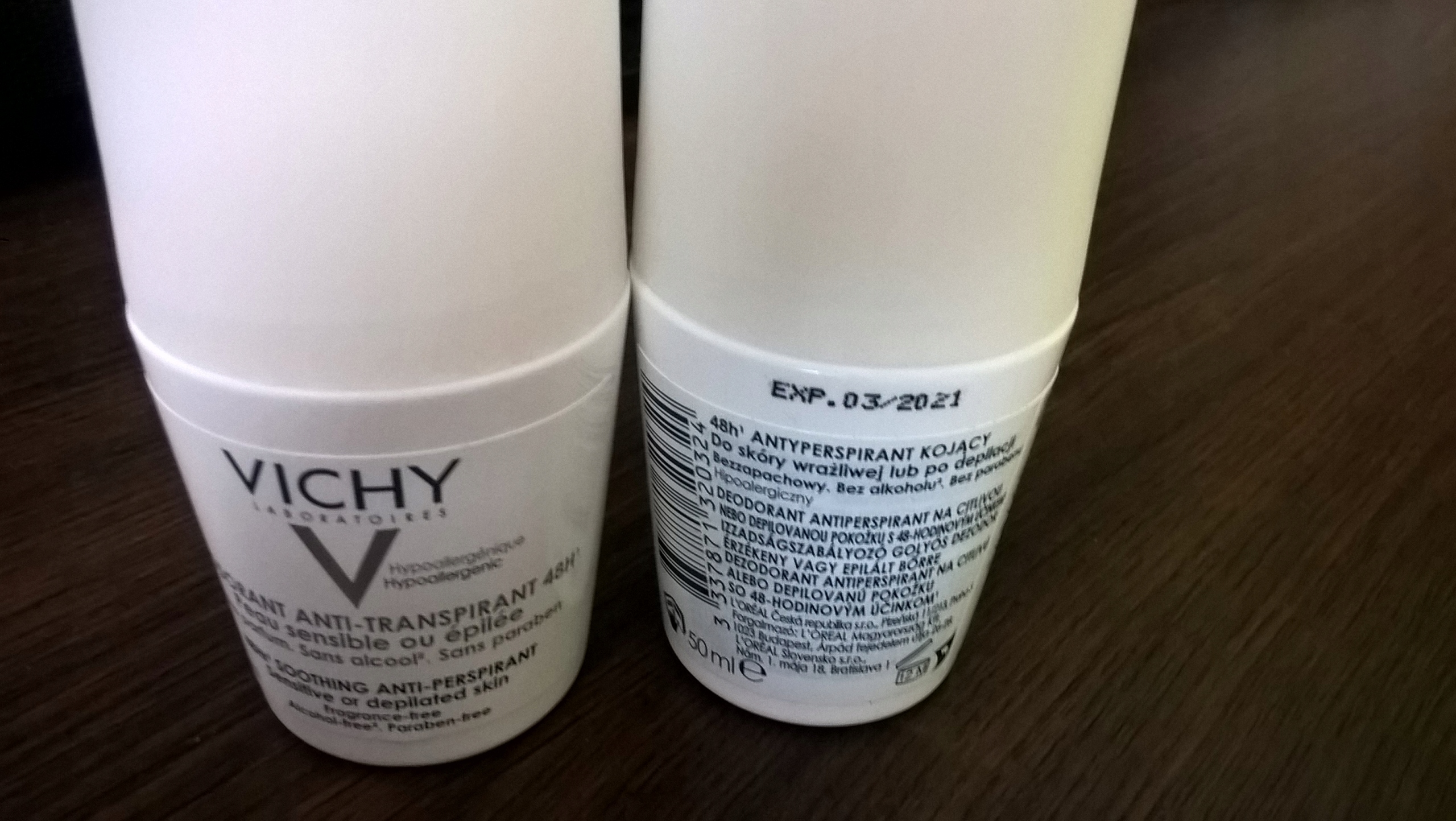Vichy Antyperspirant Kojący 48h 50ml Biały (kulka) - 7741612679 ...