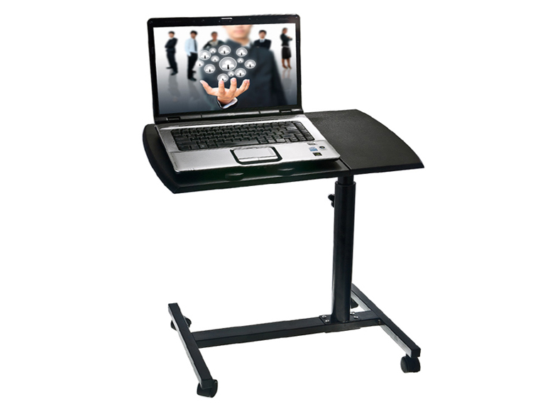 STOLIK Składany pod LAPTOPA Komputer Na kółkach PC - 7346152789 ...