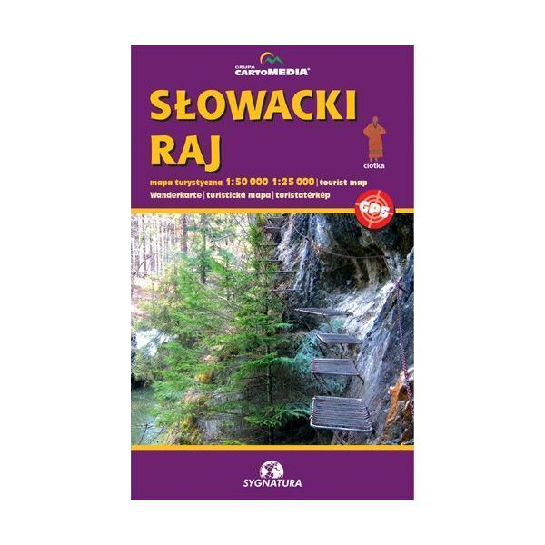 SŁOWACKI RAJ MAPA TURYSTYCZNA 1:50 000 - 7304042156 - oficjalne ...