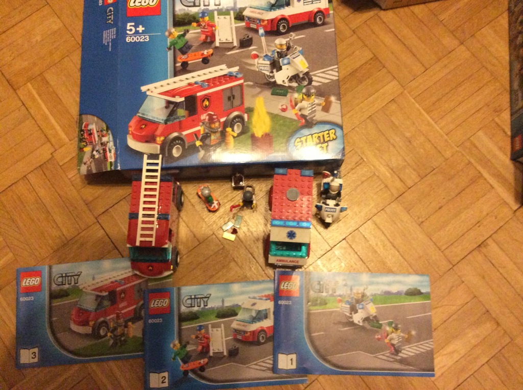 LEGO City 60023 - karetka, policja, straż pożarna - 7699818086 ...