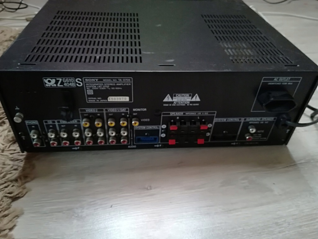 Wzmacniacz Sony LBT D705 2x70 RMS - 7408328804 - oficjalne archiwum Allegro