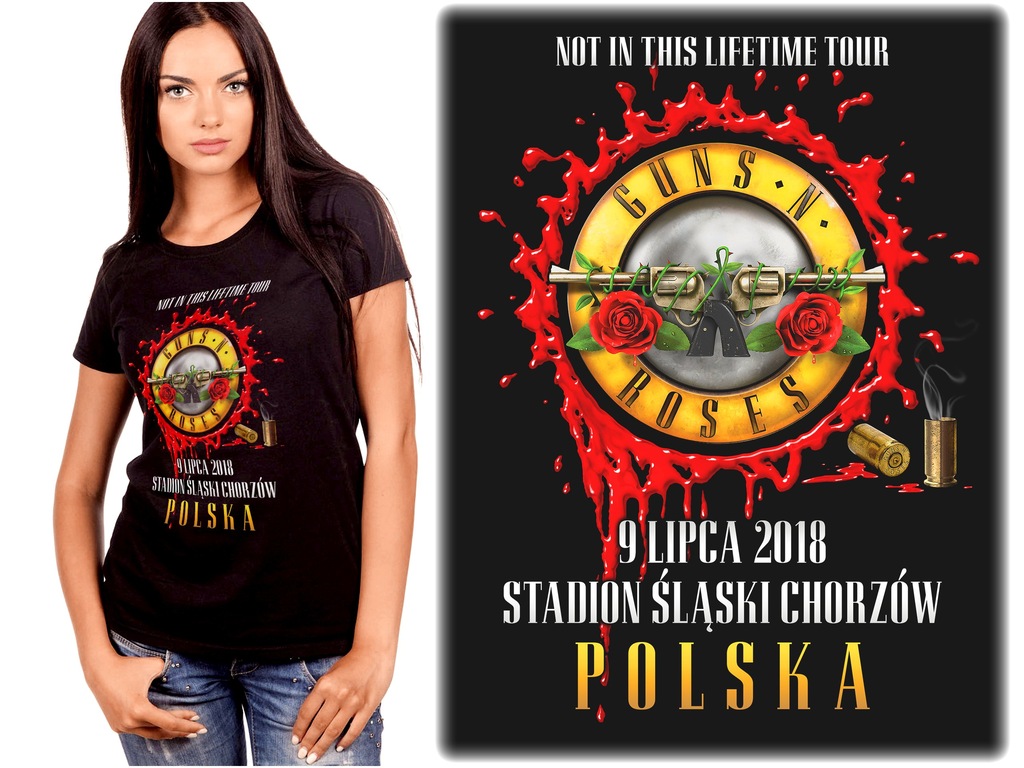 GUNS N ROSES AXL ROSE SLASH - KOSZULKA DAMSKA M - 7063850818 ... GUNS N ROSES AXL ROSE SLASH - KOSZULKA DAMSKA M - 7063850818 ...