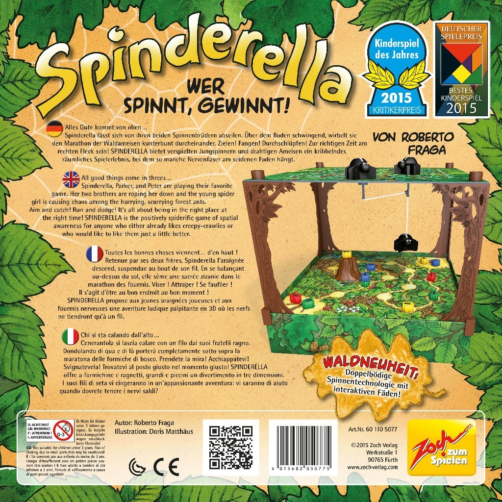 Spinderella Gra - Zoch Spinderella Gra Planszowa dla dzieci
