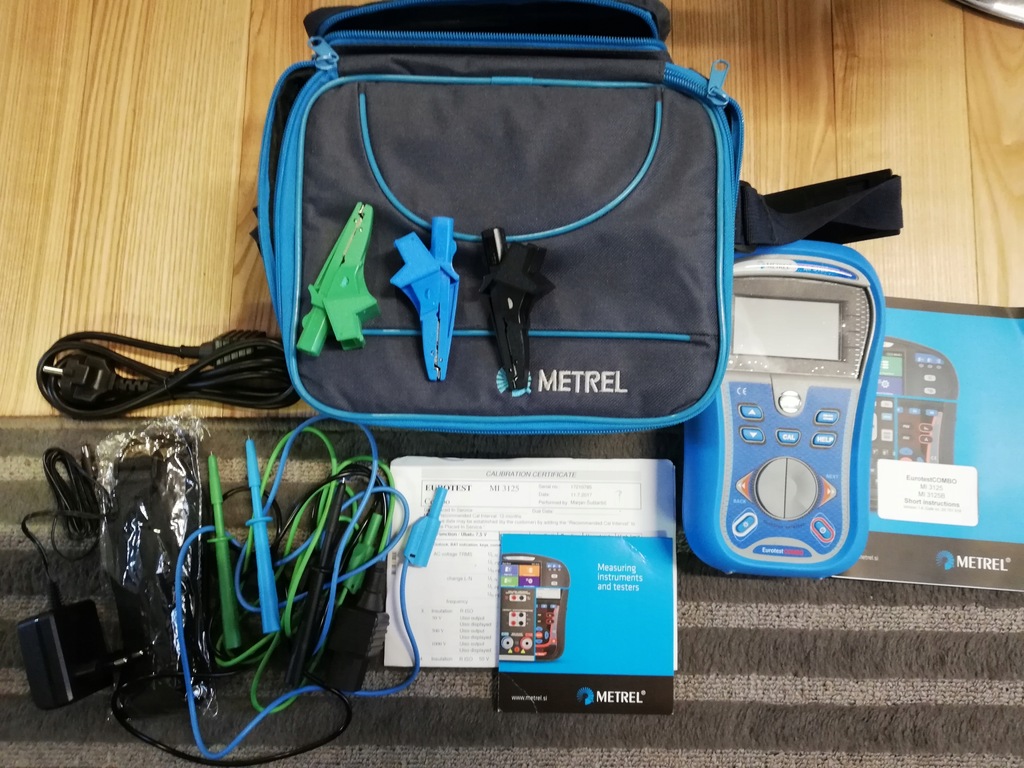 MIERNIK INSTALACJI METREL MI 3125 - 7715625043 - oficjalne archiwum Allegro