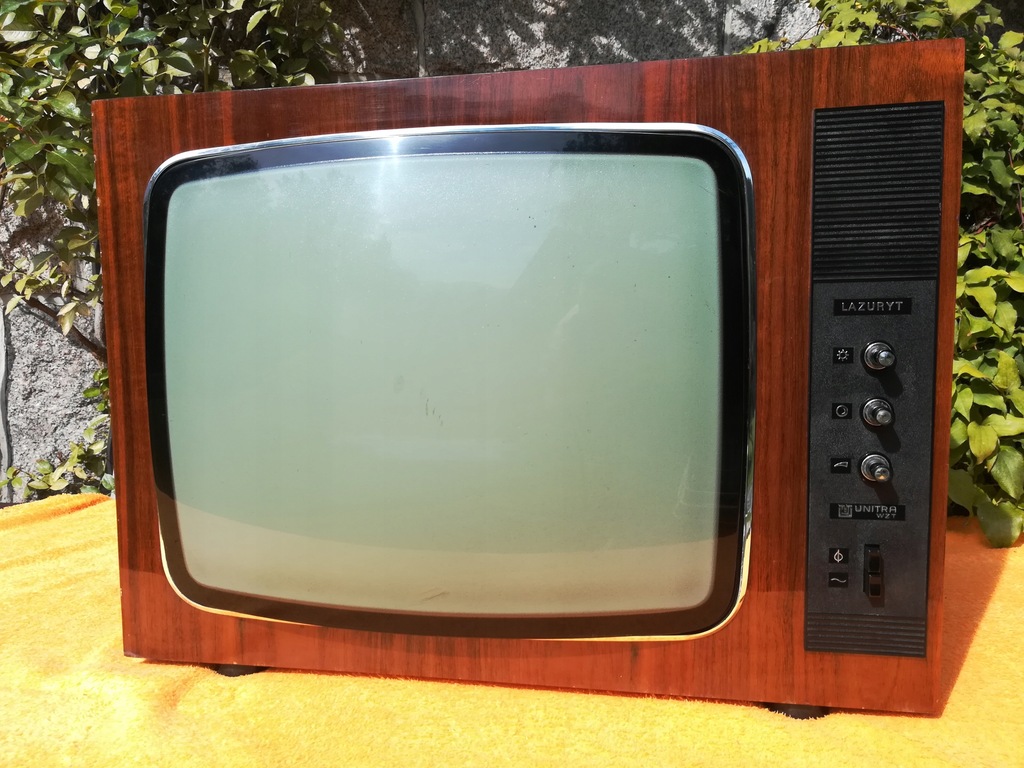 Unitra WZT LAZURYT 105 - Piękny Telewizor z PRL-u - 7629011516 ...
