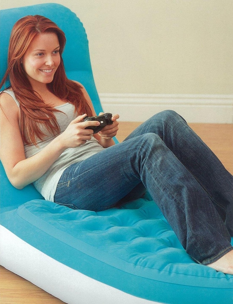 Nowoczesny duży wygodny dmuchany FOTEL INTEX 68880 - 6686637249 ...