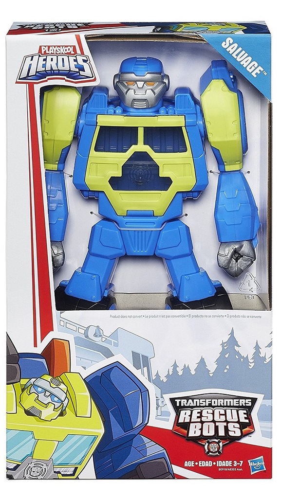 TRANSFORMERS Rescue Bots Figurka SALVAGE Hasbro - 6989834086 ...