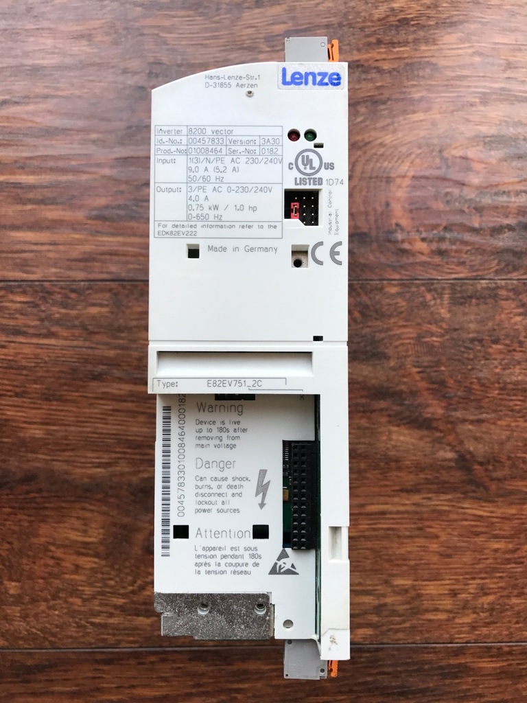 LENZE 8200 VECTOR E82EV751_2C 0,75 kW / F.VAT!!! - 6634512626 ...