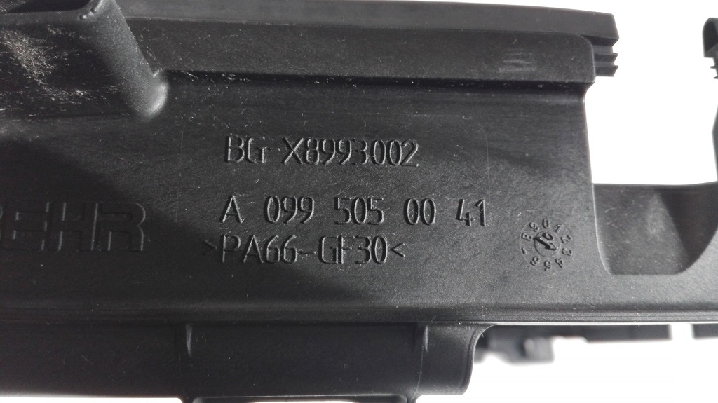 MERCEDES OBUDOWA CHŁODNICY KLIMATYZACJI 0995050041 - 7195895642 ...