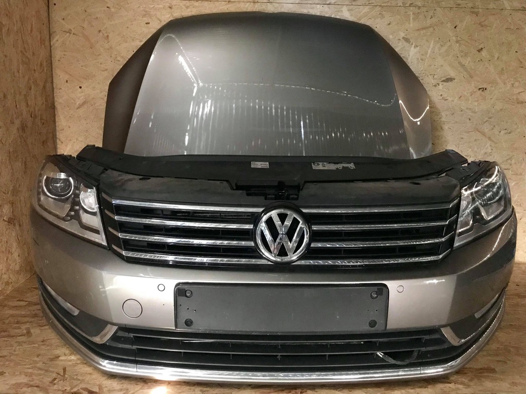 Passat B7 kompletny przod maska zderzak xenon LC8Y - 7339061479 - oficjalne archiwum Allegro