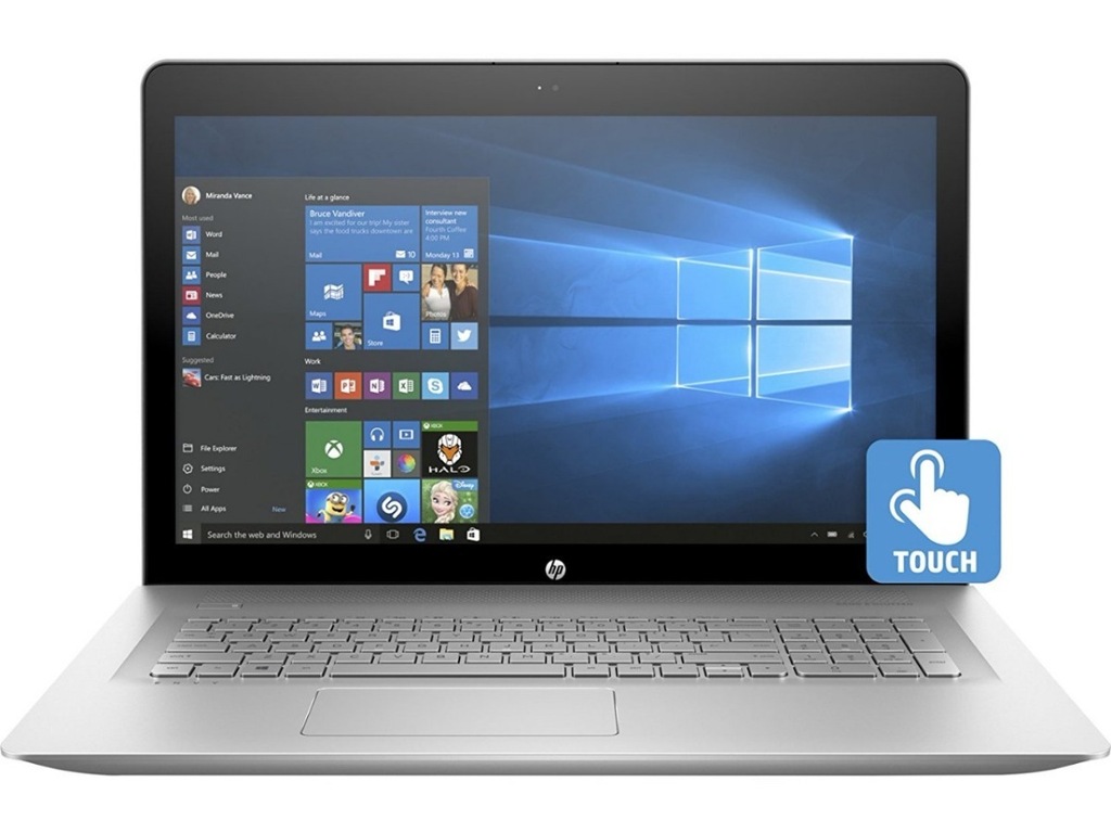 MOCNY HP Envy i7 17.3 Dotyk 16GB 1TB MX150 4GB W10 - 7561477004 - oficjalne archiwum Allegro