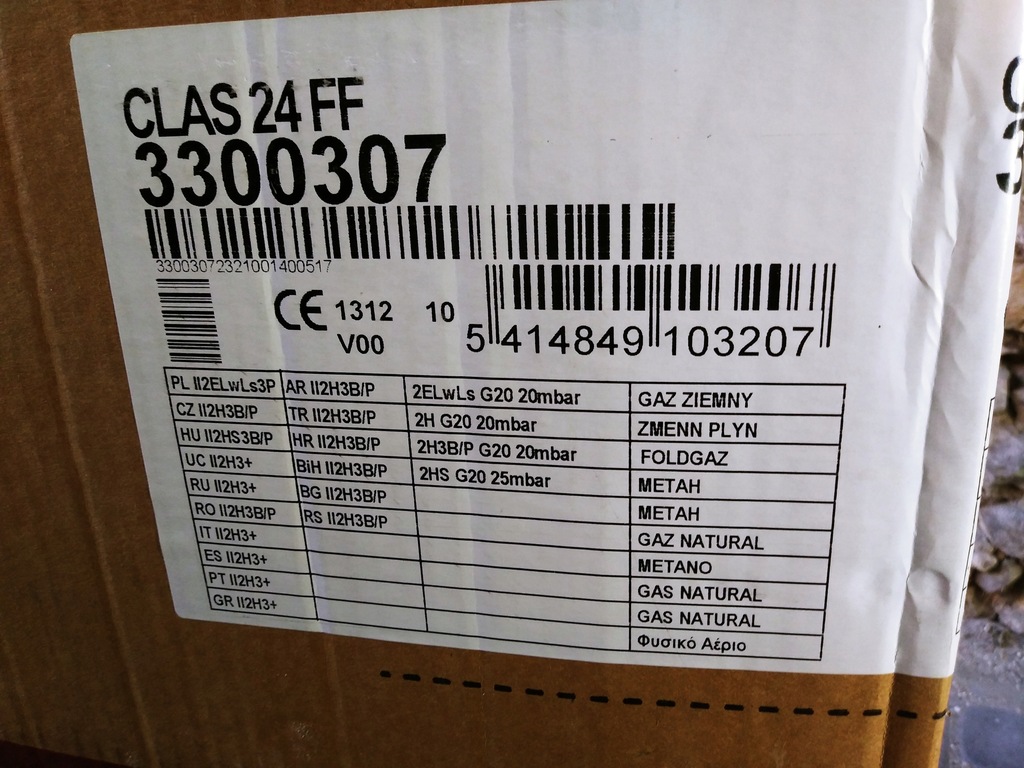 Piec Kocioł Gazowy Ariston Class 24FF 2 funkc. - 7666448017 - oficjalne ...