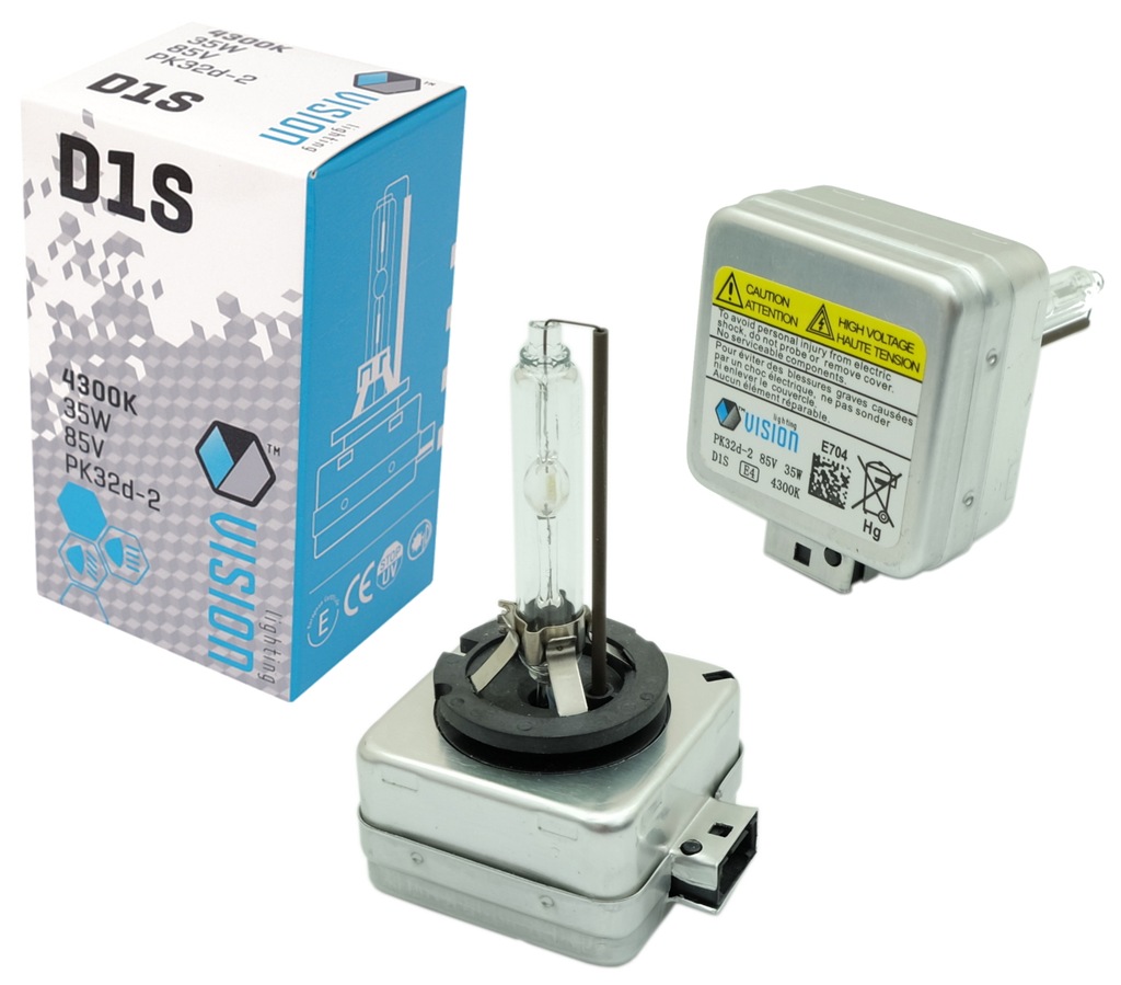 Żarniki Palniki D1S 4300k xenon VISION HOMOLOGACJA - 6841822294 - oficjalne archiwum Allegro