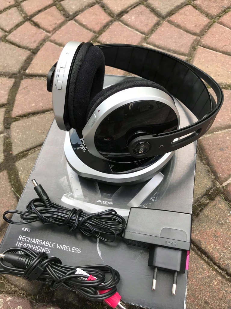 Słuchawki Bezprzewodowe Nauszne TV AKG K915 - 7451422824 - oficjalne archiwum Allegro