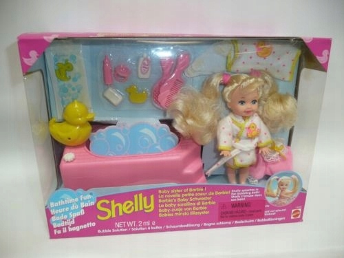 BARBIE SHELLY 1995 BATHIME FUN KOLEKCJONERSKA 7537416547 oficjalne archiwum Allegro