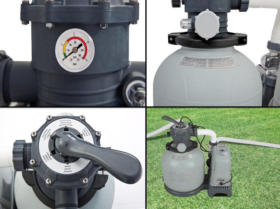 Pompa Piaskowa 10000L+Generator Chloru INTEX 28680 - 7326799554 ...