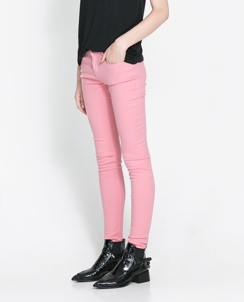 ZARA Nowe Spodnie Łososiowe Jeansy Rurki S 36 - 6900426327 - oficjalne ... ZARA Nowe Spodnie Łososiowe Jeansy Rurki S 36 - 6900426327 - oficjalne ...