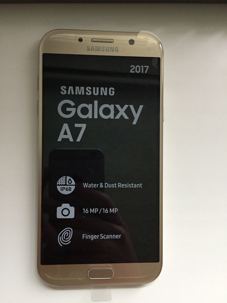 Samsung Galaxy A7 2017 A720F-DS Dual gold zloty - 7519957254 - oficjalne archiwum Allegro