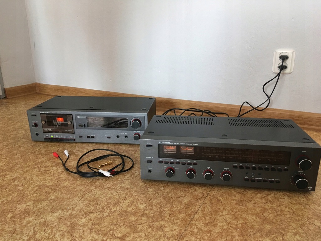 Amplituner UNITRA AT9100, magnetofon UNITRA M9115 - 7613418109 ...
