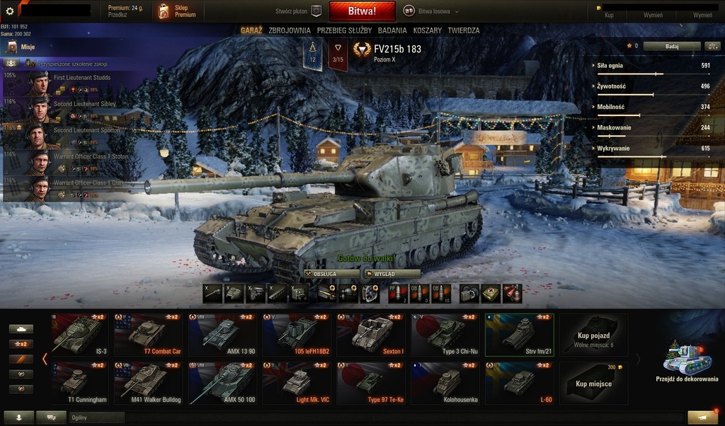 World of Tanks WOT konto 26x10 w garażu Type59 E25 - 7106362378 - oficjalne archiwum Allegro