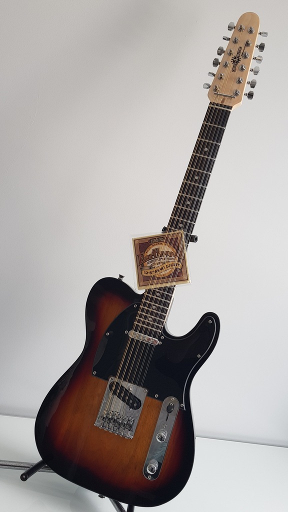 Gitara elektr. 12 strunowa z pokrowcem jak nowa - 7248577477 ...