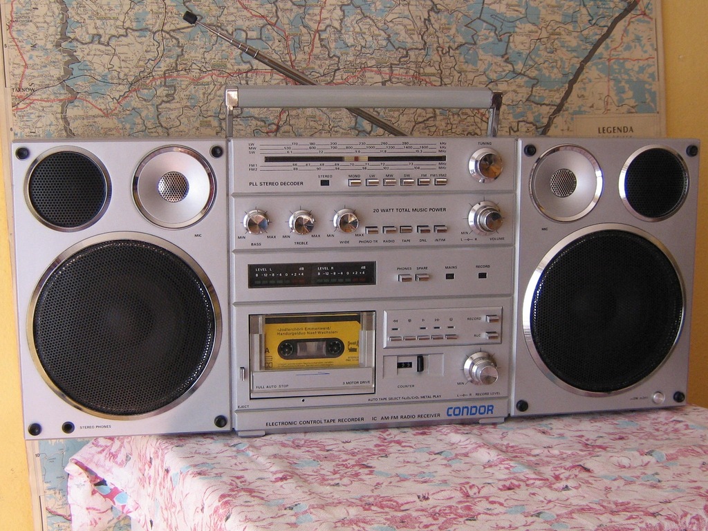 Radiomagnetofon Condor kultowy wynalazek lat PRL-u - 7759247150 ...