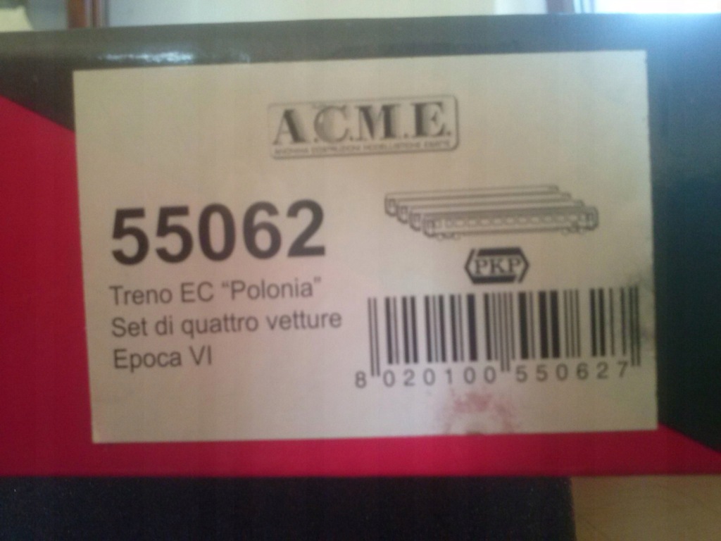 ACME 55062, set wagonów PKP IC POLONIA - 7573092659 - oficjalne ...