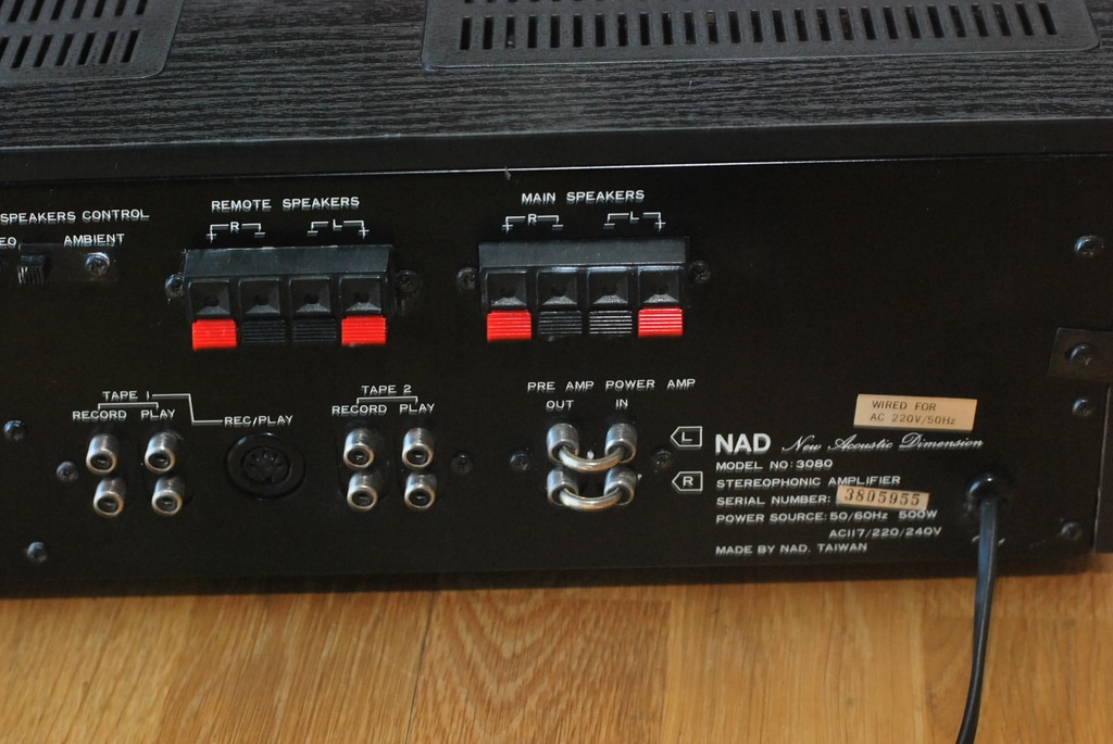 Wzmacniacz NAD 3080 - 7356725440 - oficjalne archiwum Allegro