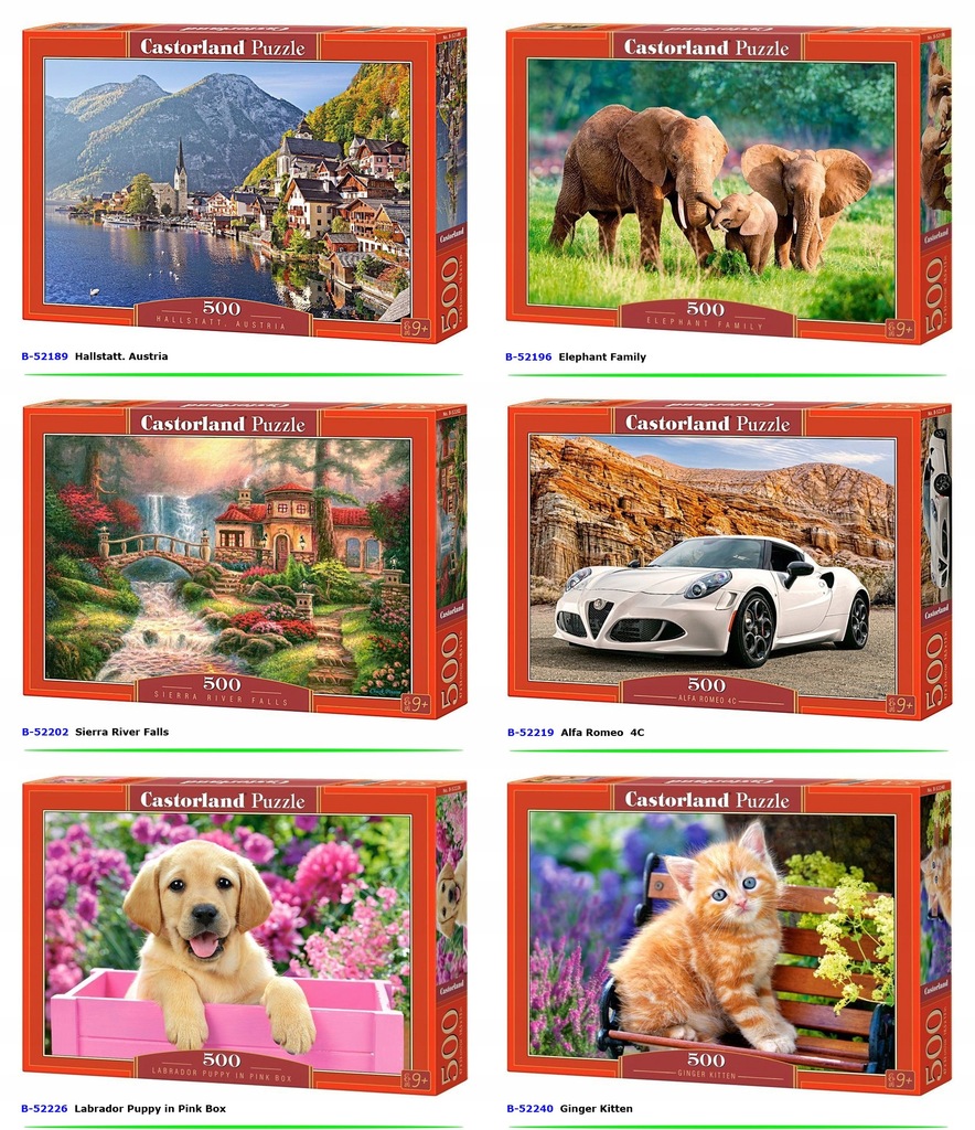 CASTORLAND Puzzle 500 elementów CAS002 - 7372365180 - oficjalne ...