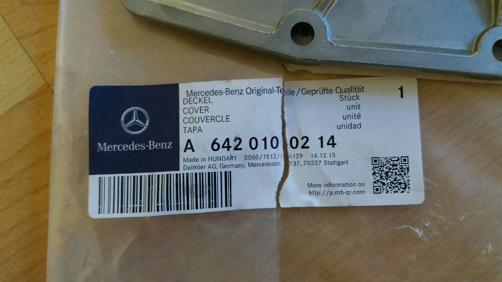 Uszczelniacz tylny Mercedes OM 642 A 6420100214 - 7192700741 ...