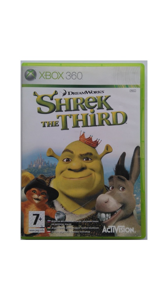 SHREK THE THIRD xbox 360 - 7241851150 - oficjalne archiwum Allegro