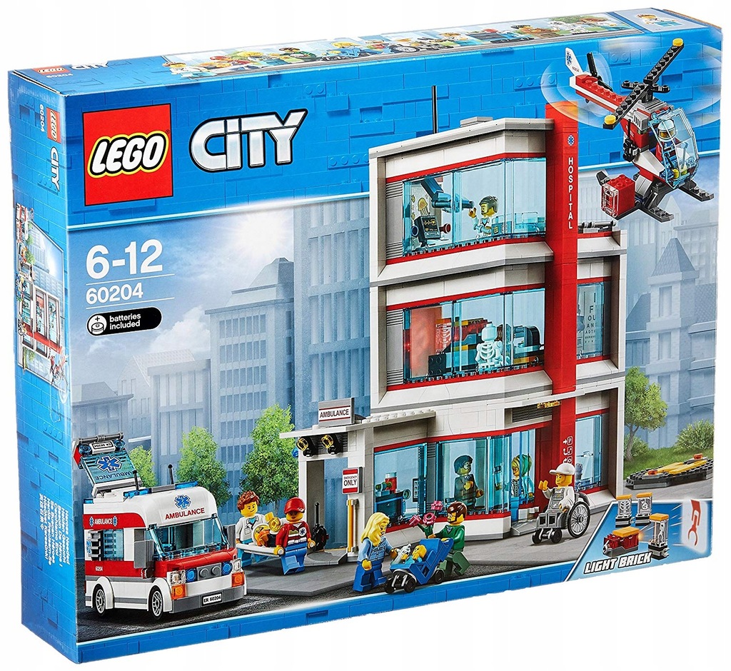 Szpital LEGO City 60204 wysyłka kurierem 0zł - 7730099002 - oficjalne ...