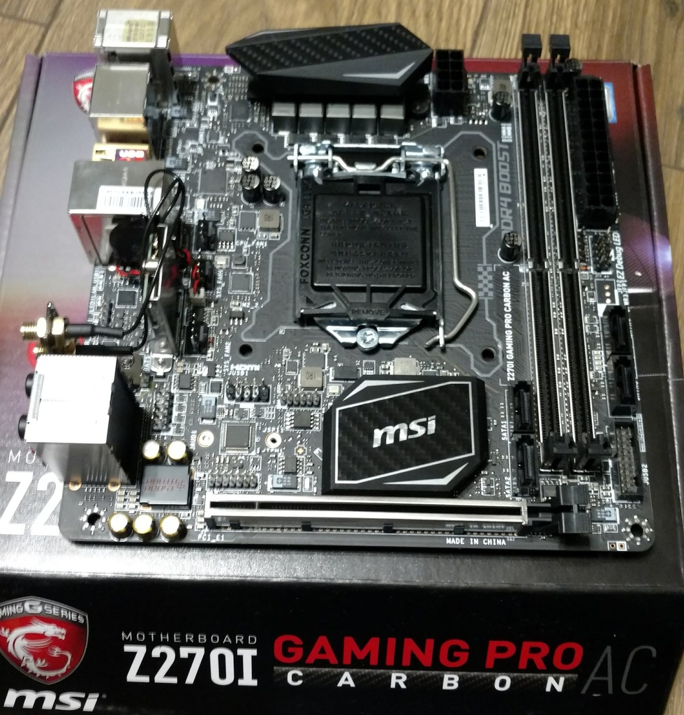 MSI Z270I GAMING PRO CARBON AC DDR4 1151 Z270 itx - 7097578026 - oficjalne archiwum Allegro