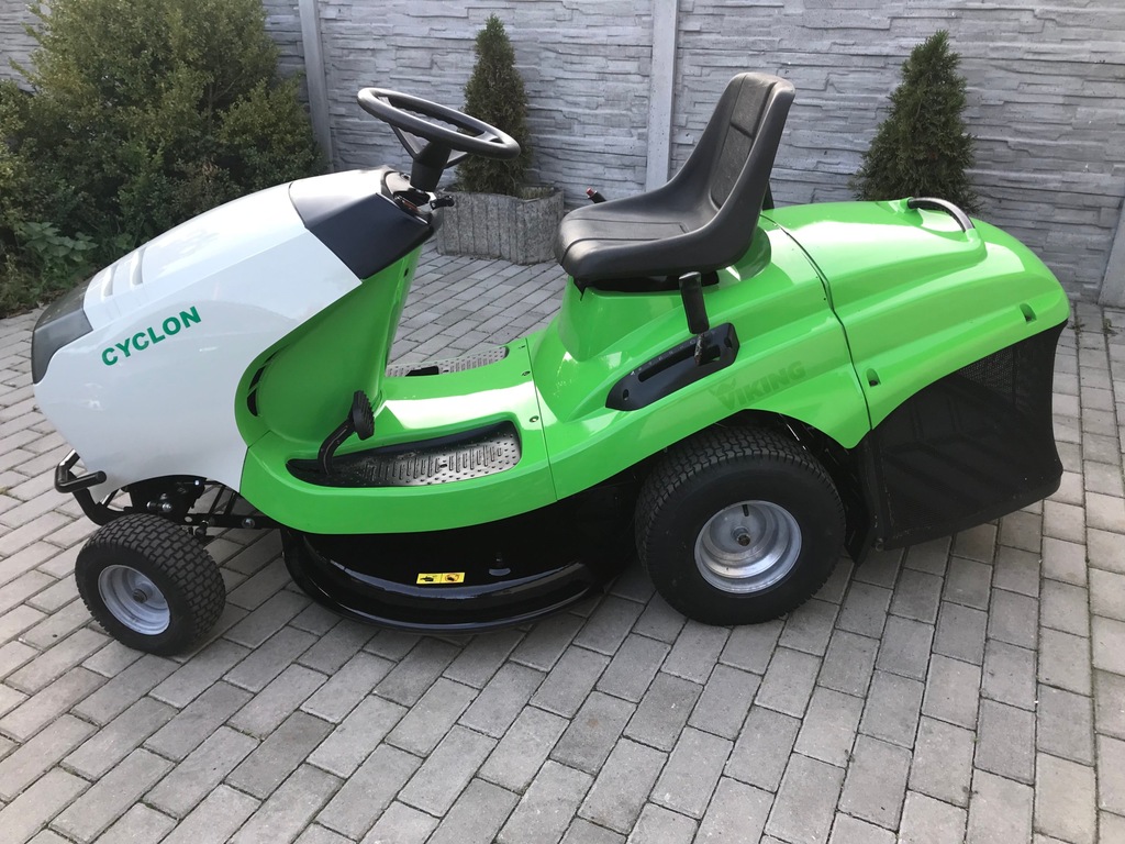 Kosiarka traktorek VIKING CYCLON 14 KM z koszem - 7291122563 ...