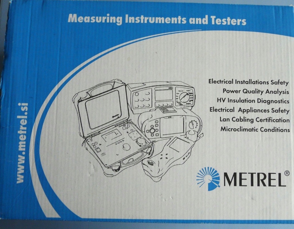 Miernik instalacji elektrycznych Metrel MI 3125 Eu - 7517680357 ...