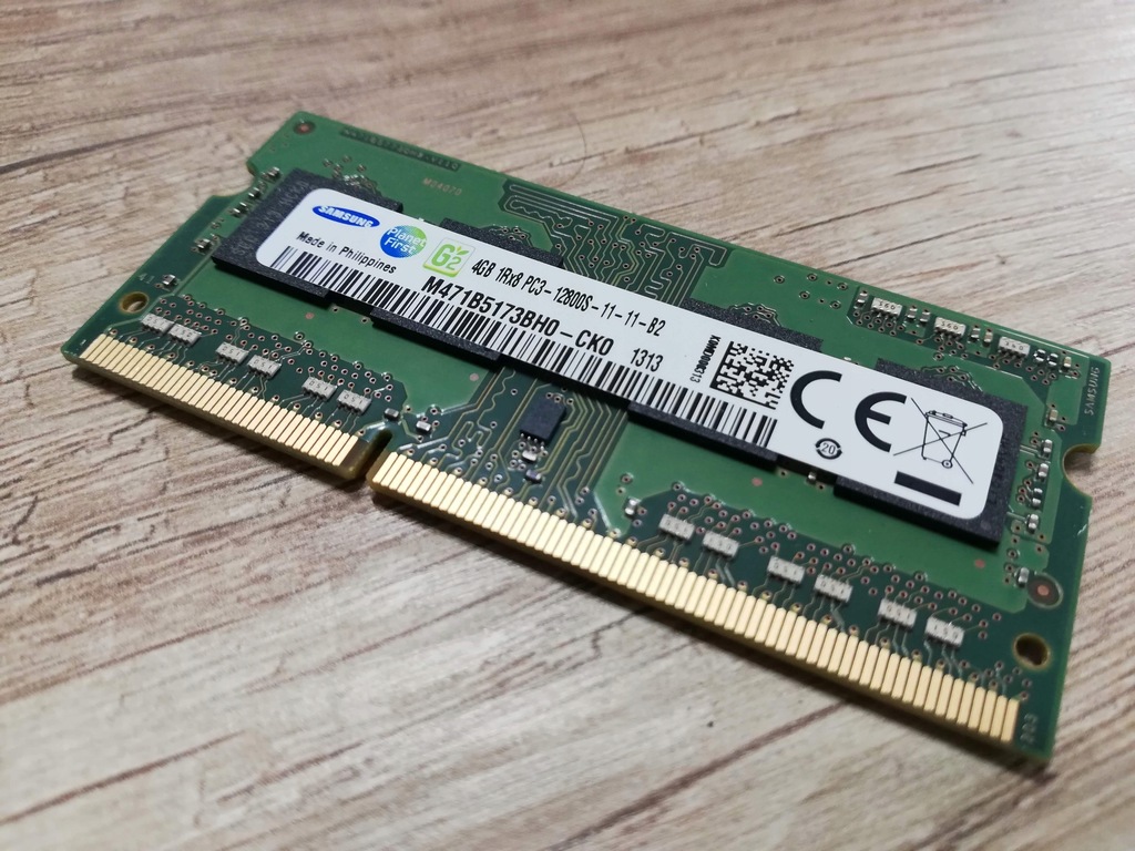 Pamięć RAM SAMSUNG 4GB 1Rx8 PC3 12800S-11-11-B2 - 7711831252 - oficjalne archiwum Allegro