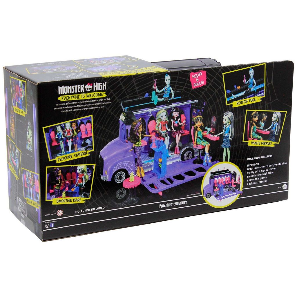 MONSTER HIGH AUTOBUS SZKOLNY Monsterbus Mattel TV - 7169623486 ...